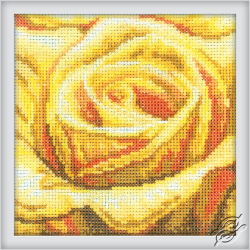 CROSS STITCH KITS - RTO - Cross Stitch Kits - Flowers - The Yellow rose ...