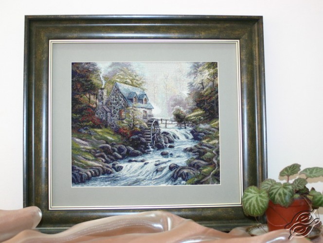 PETIT POINT KITS - LUCA-S - Cities & Landcapes - Watermill - Gvello Stitch