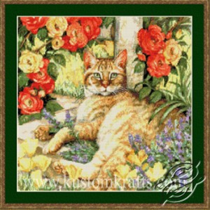CROSS STITCH PATTERNS - KUSTOM KRAFTS - Animals - Miss Tabby - Gvello ...